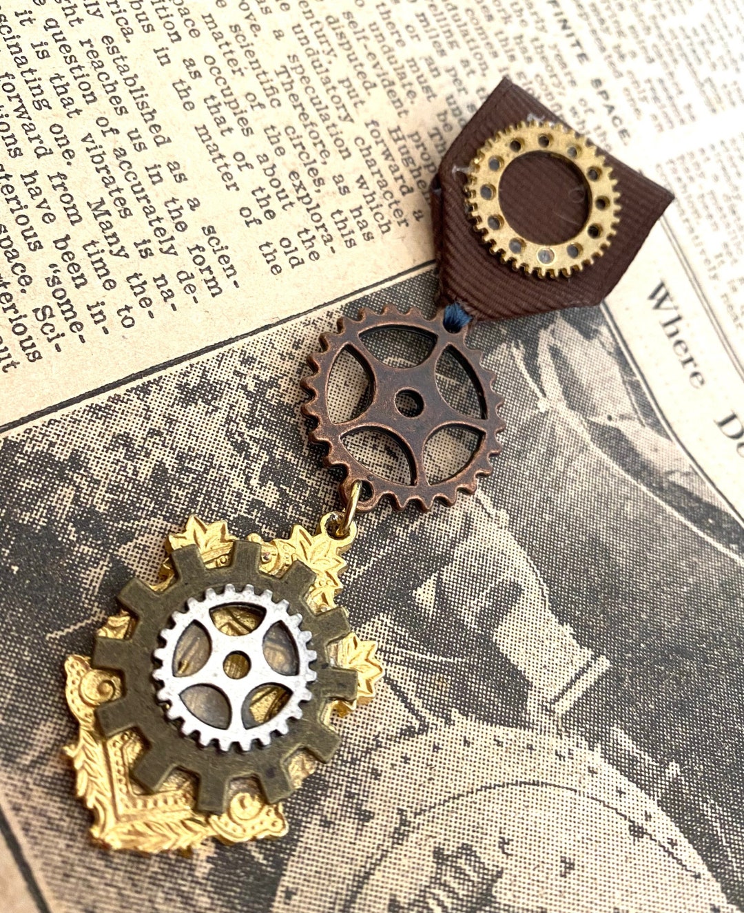 Steampunk Medal - Etsy