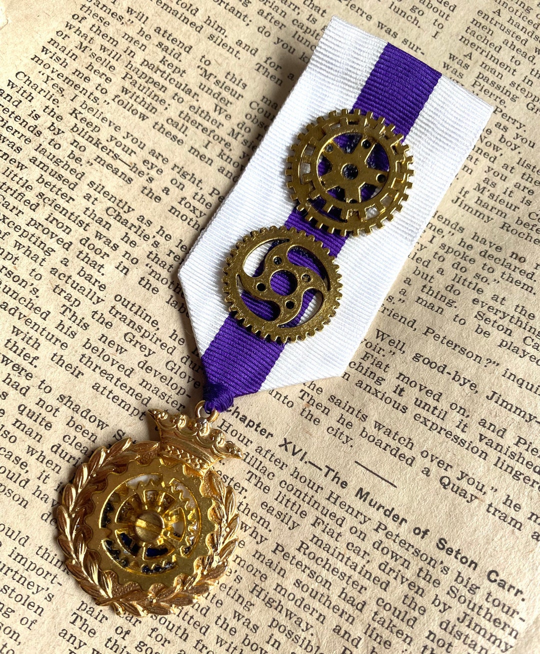 Steampunk Medal - Etsy