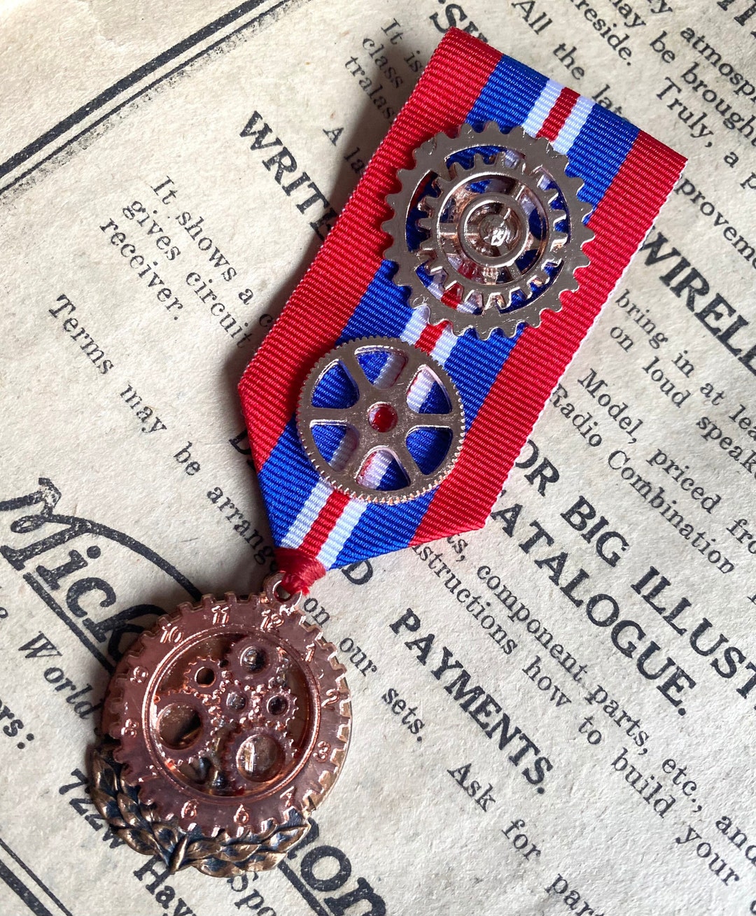 Steampunk Medal - Etsy