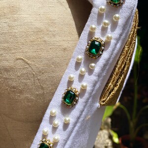 Emerald Handmade Gable/english Hood Tudor Costume Headpiece - Etsy