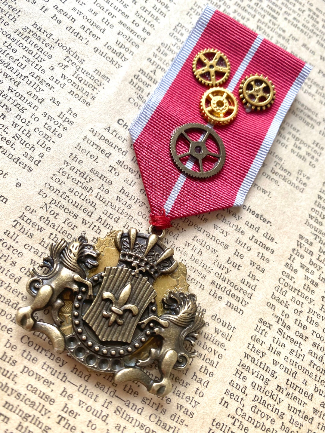 Steampunk Medal - Etsy
