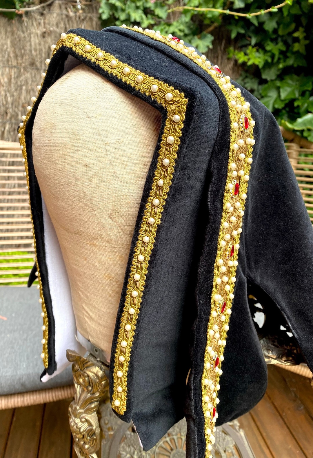 Handmade Early Gable/english Hood - Tudor Costume Headpiece - Etsy