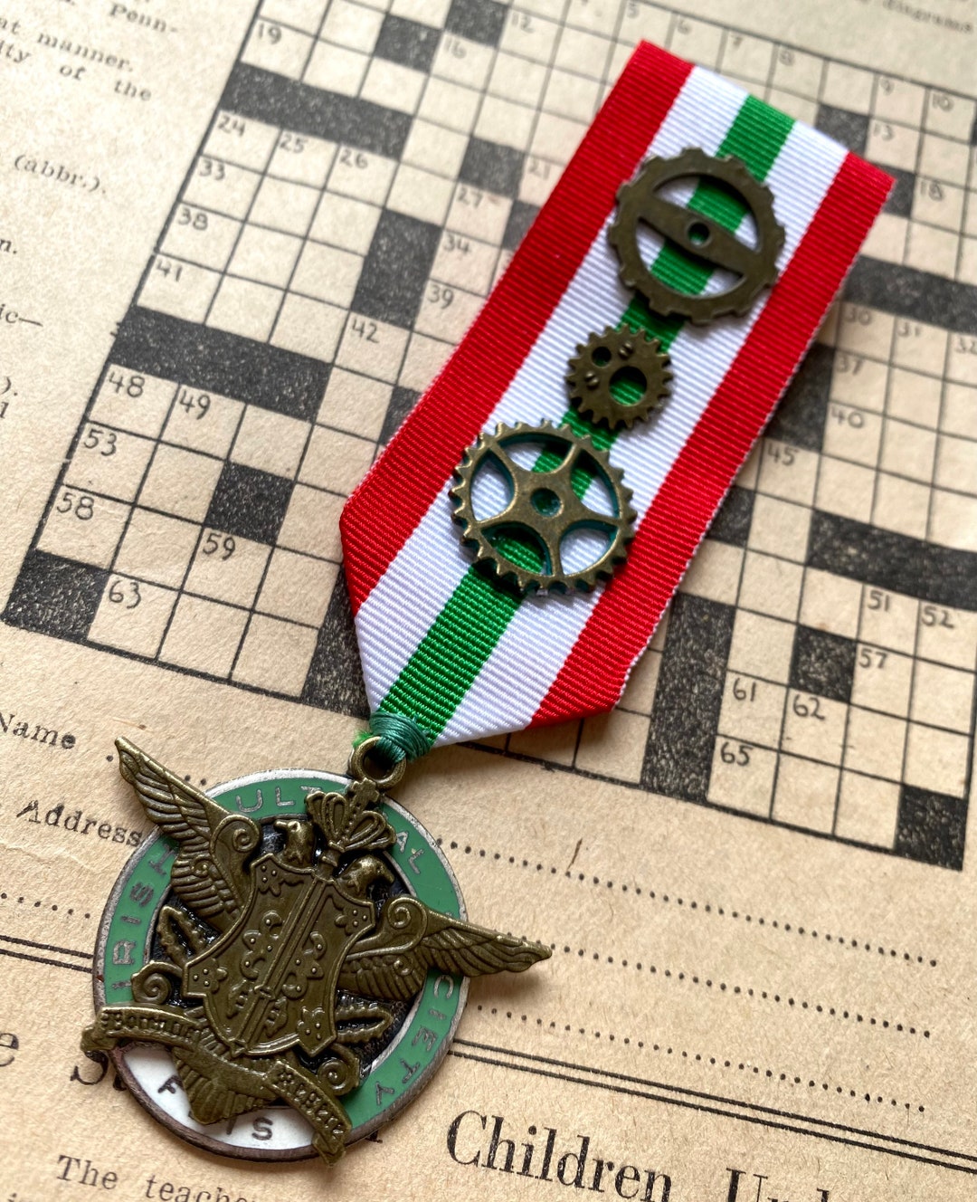 Steampunk Medal - Etsy