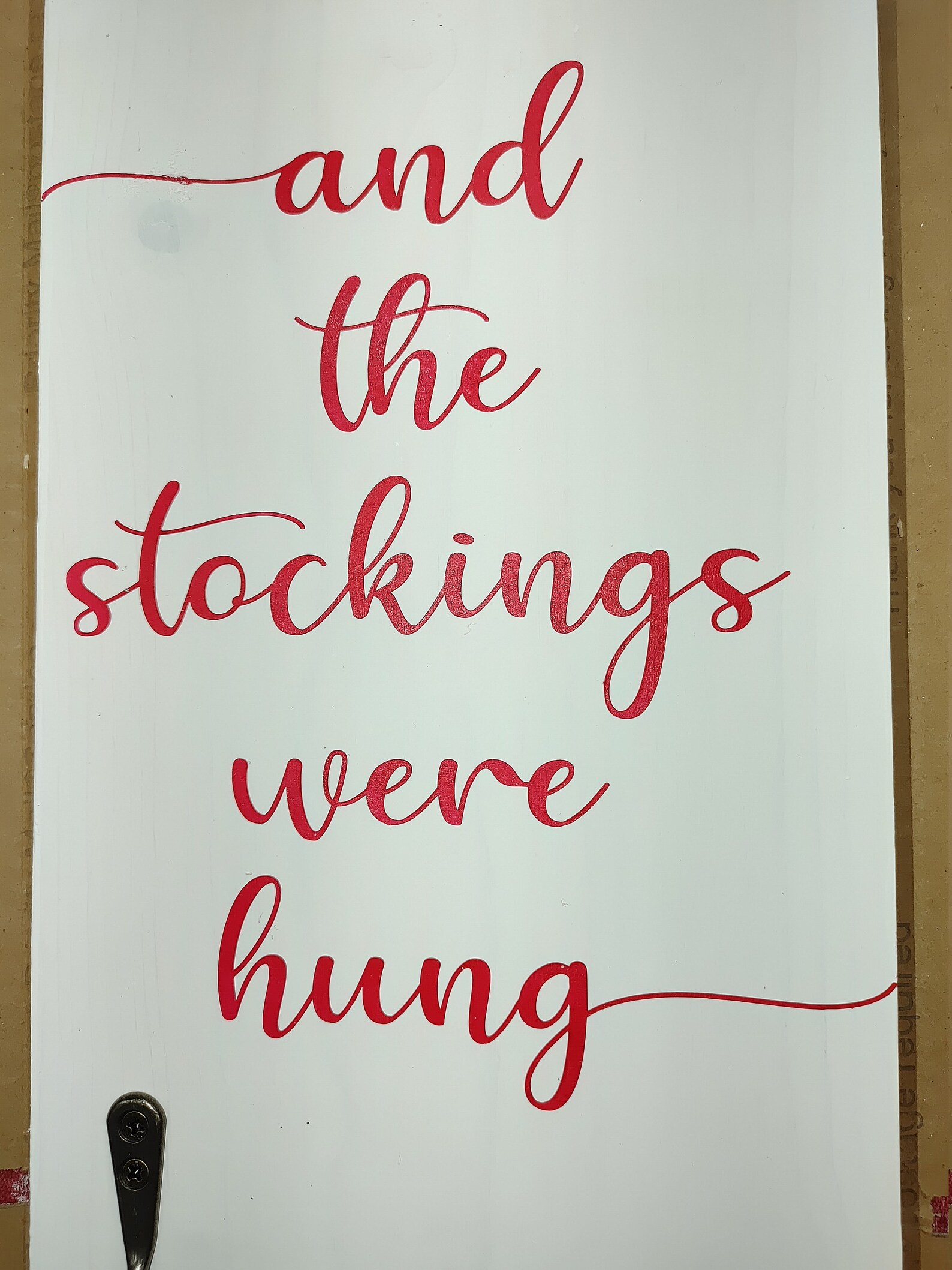 Vertical Stocking Holder 6ft, Stockings Were Hung, Stocking Holder ...