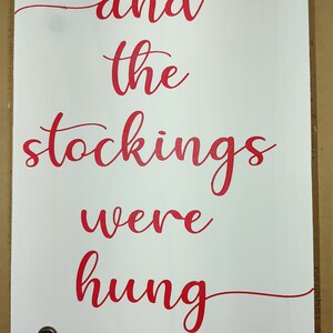 Vertical Stocking Holder 6ft, Stockings Were Hung, Stocking Holder ...
