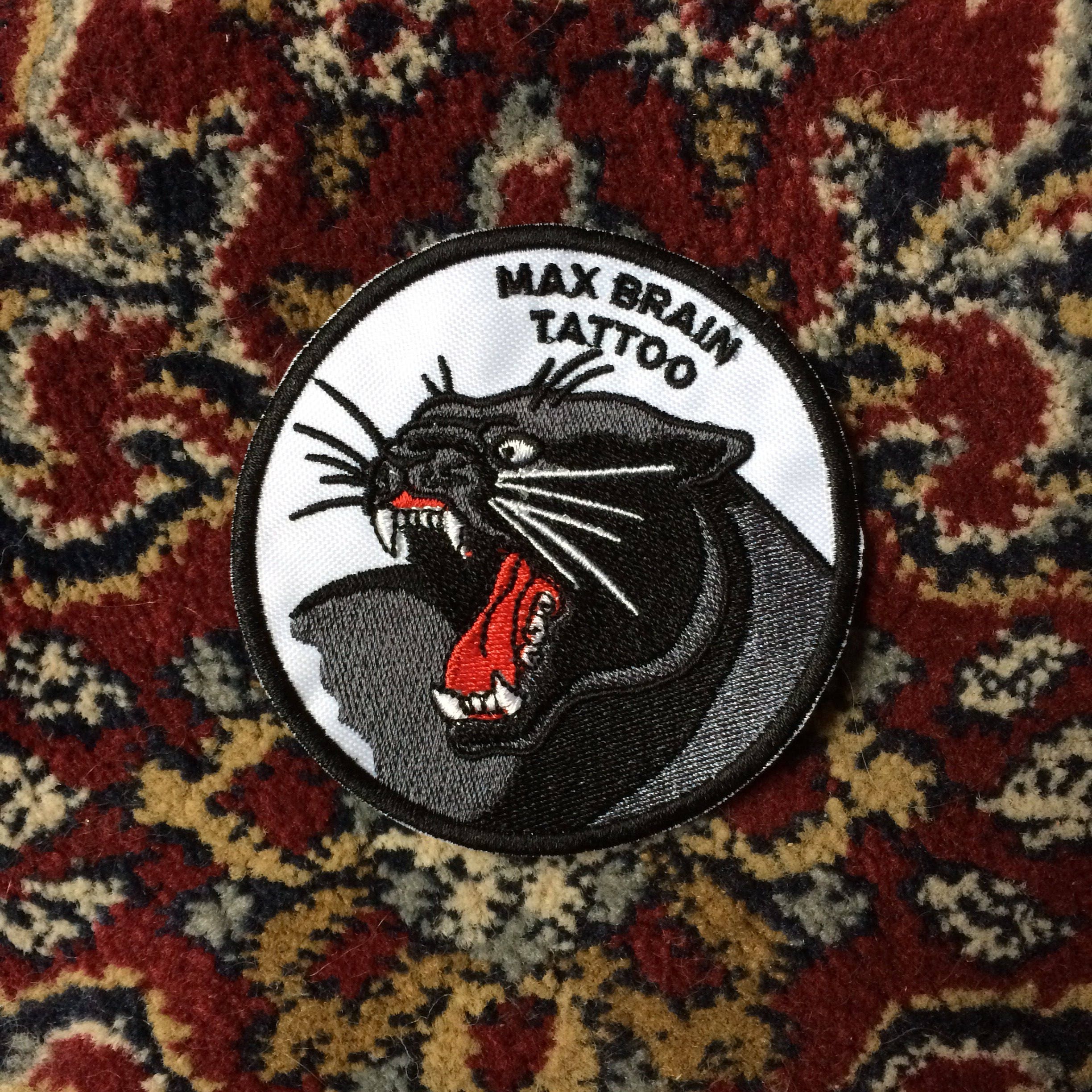 PANTHER PATCH - Tattoo Patch, Traditional Tattoo Patch, Patches, Denim ...