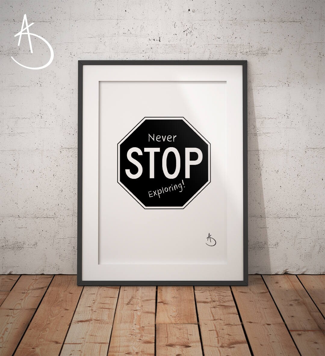 NEVER STOP EXPLORING Print Explore Print Never Stop - Etsy