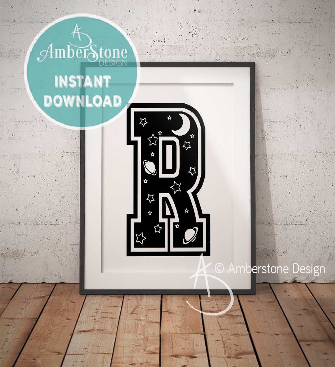 NURSERY LETTER R Print, Letter R, Letter R Print, Letter R Decor ...