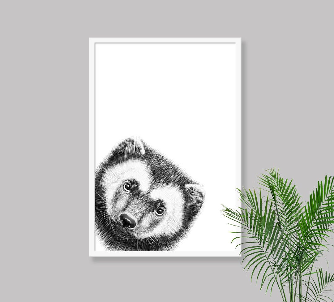 WOLVERINE PRINT Printable Poster Woodland Printables | Etsy