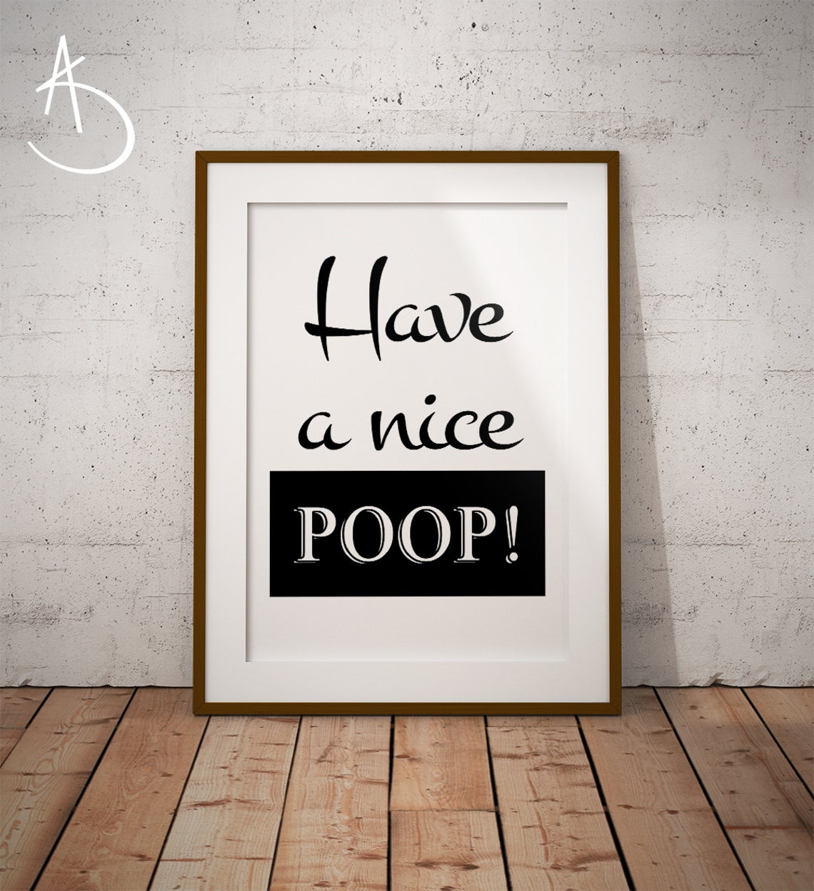 HAVE A NICE POP Bathroom Sign Printable Have a Nice Poop - Etsy