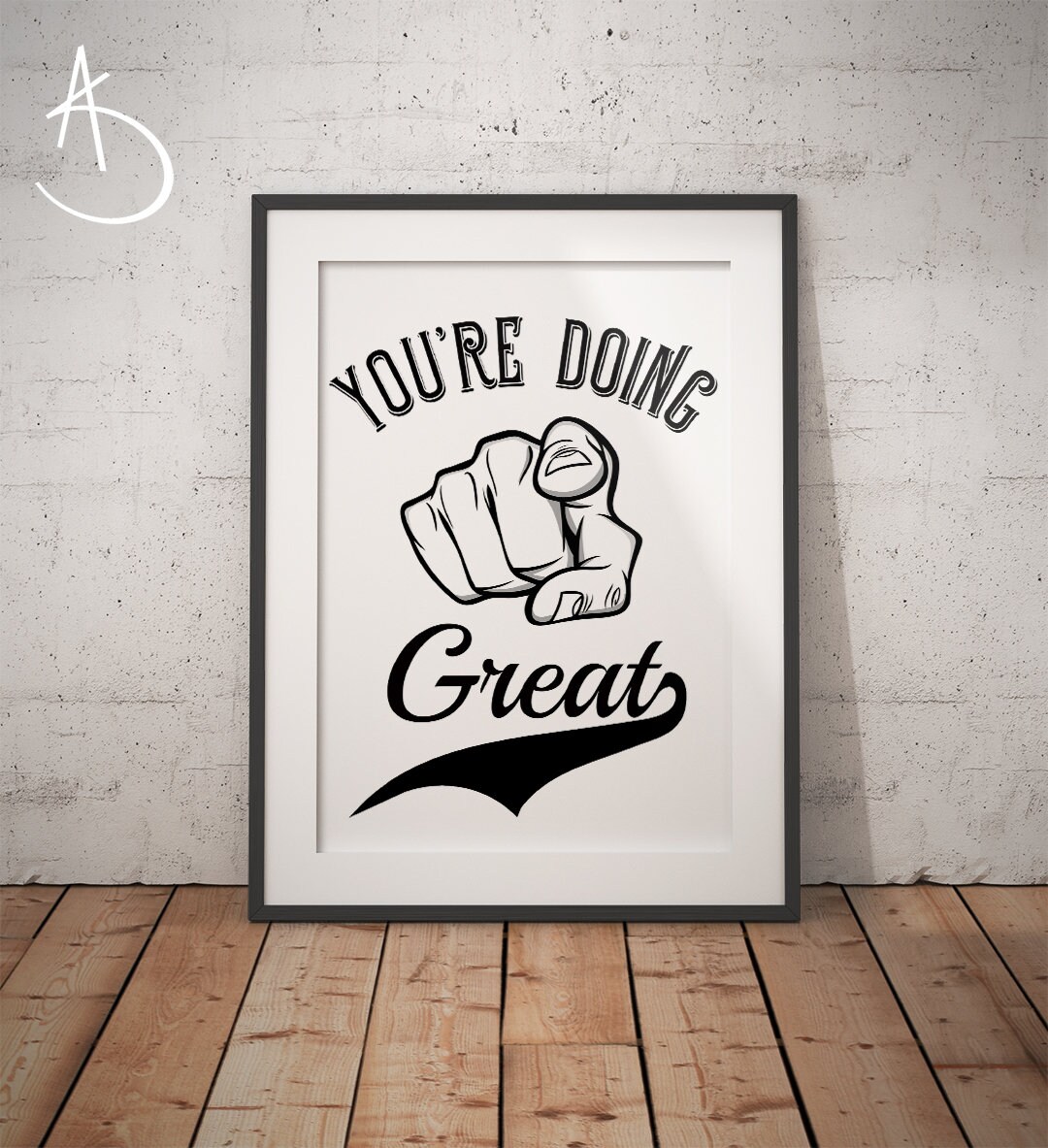 YOURE DOING GREAT Print, Instant Download, Office Decor, Office ...