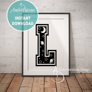 NURSERY LETTER L Print, Letter L, Letter L Print, Letter L Decor ...