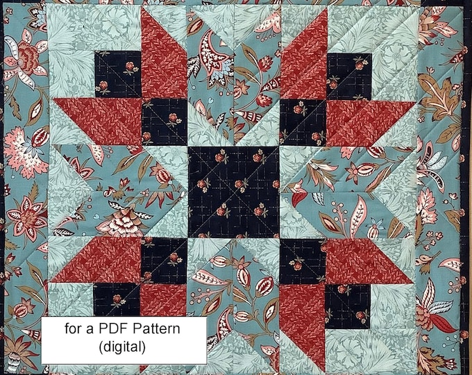 PDF Pattern for pretty Pincher Potholders Quilted Pot Holders ...