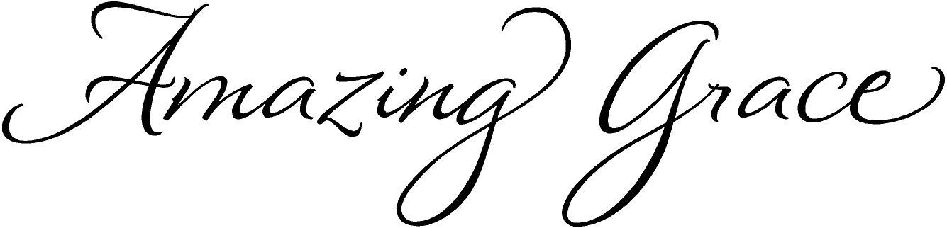 Amazing Grace Vinyl Lettering words wall quotes graphics Home | Etsy