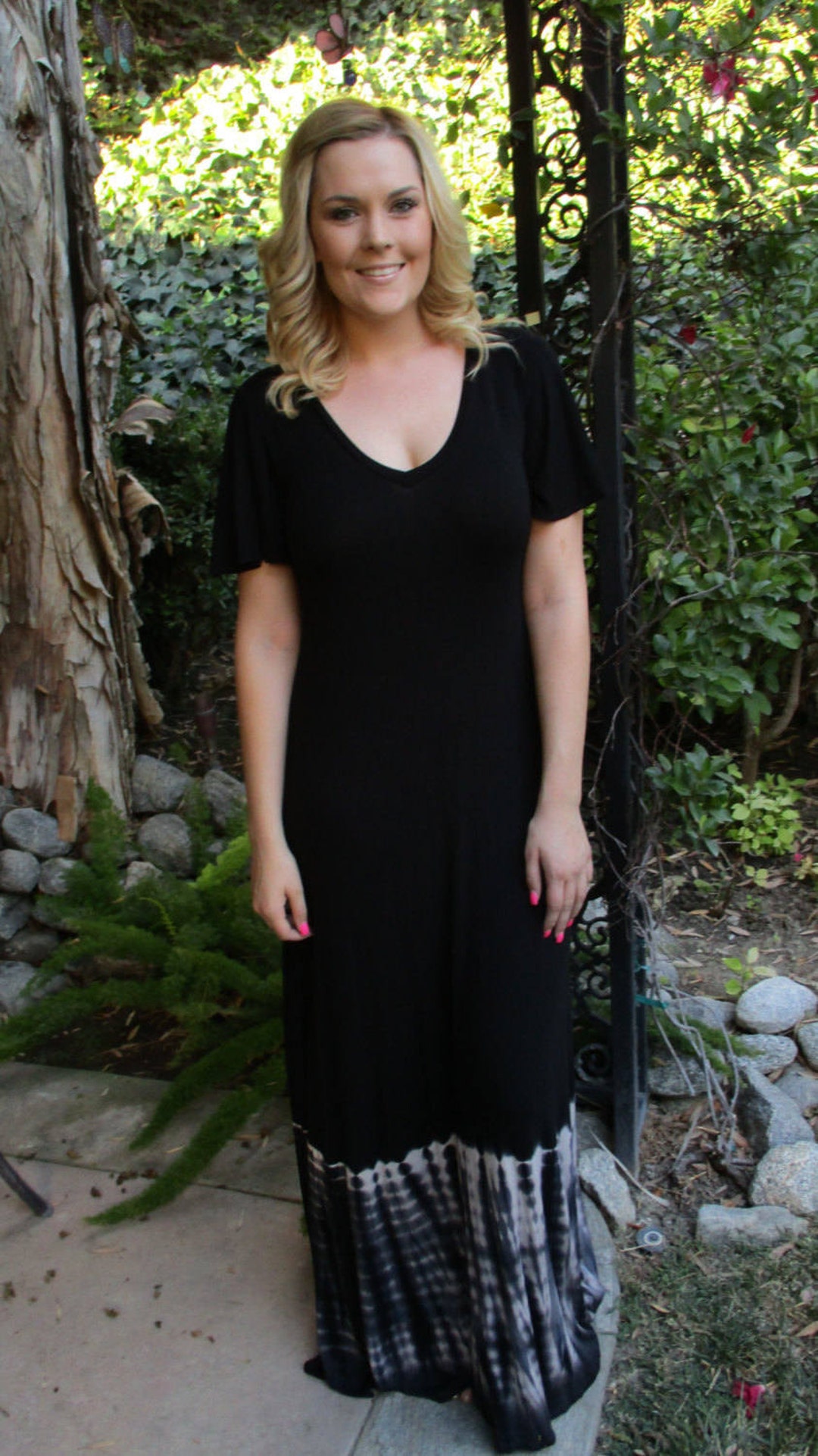 Black Maxi Dress, Long Dress, Tie Dye Maxi, Maxi, Dresses, Tie Dye ...