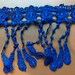5 Yard Lot, 4 Lace Trim, Royal Blue Lace Trim, 1 Straight Edge, 1 ...