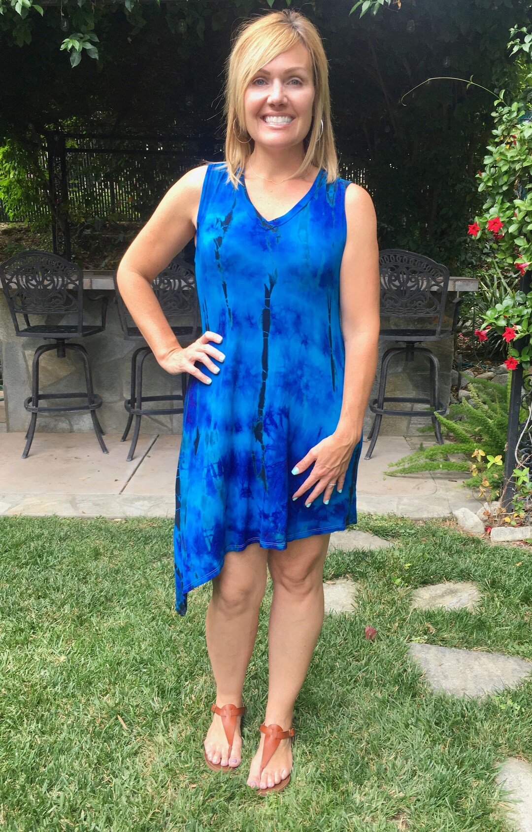 Plus Size Tank Tunics, Tunic Tank Dress, Plus Asymmetric Tank Top, V ...