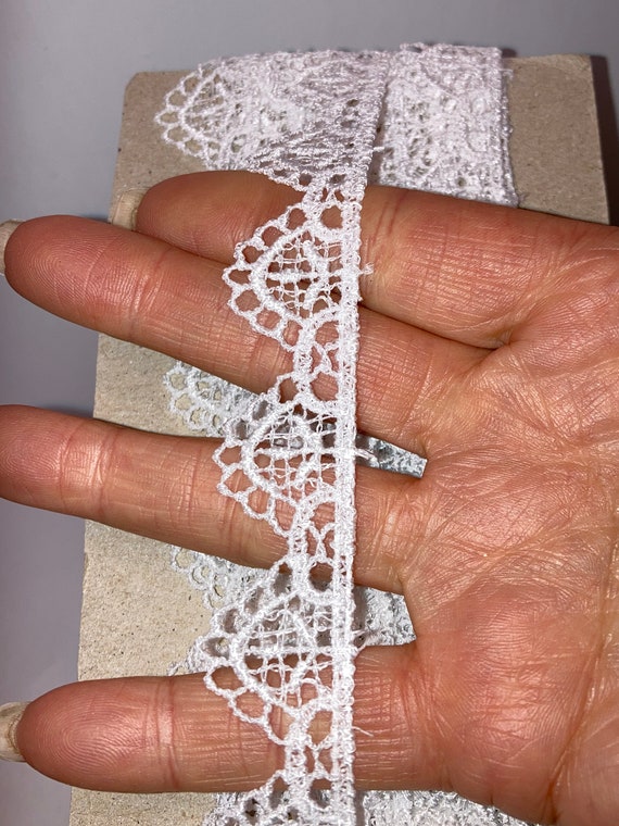 1 Yard Lot 7/8 White Lace Trim White Venice Lace White Lace - Etsy