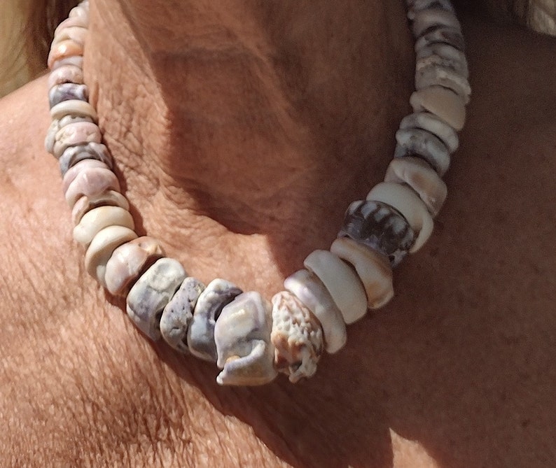Big Puka Shell Necklace, Large Puka Shell Necklace, Puka Shell Nt ...