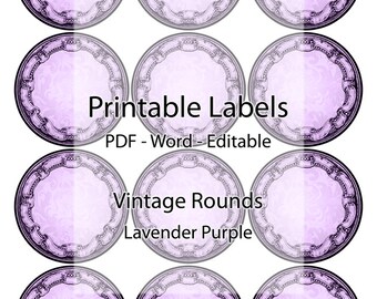 Lavender labels | Etsy
