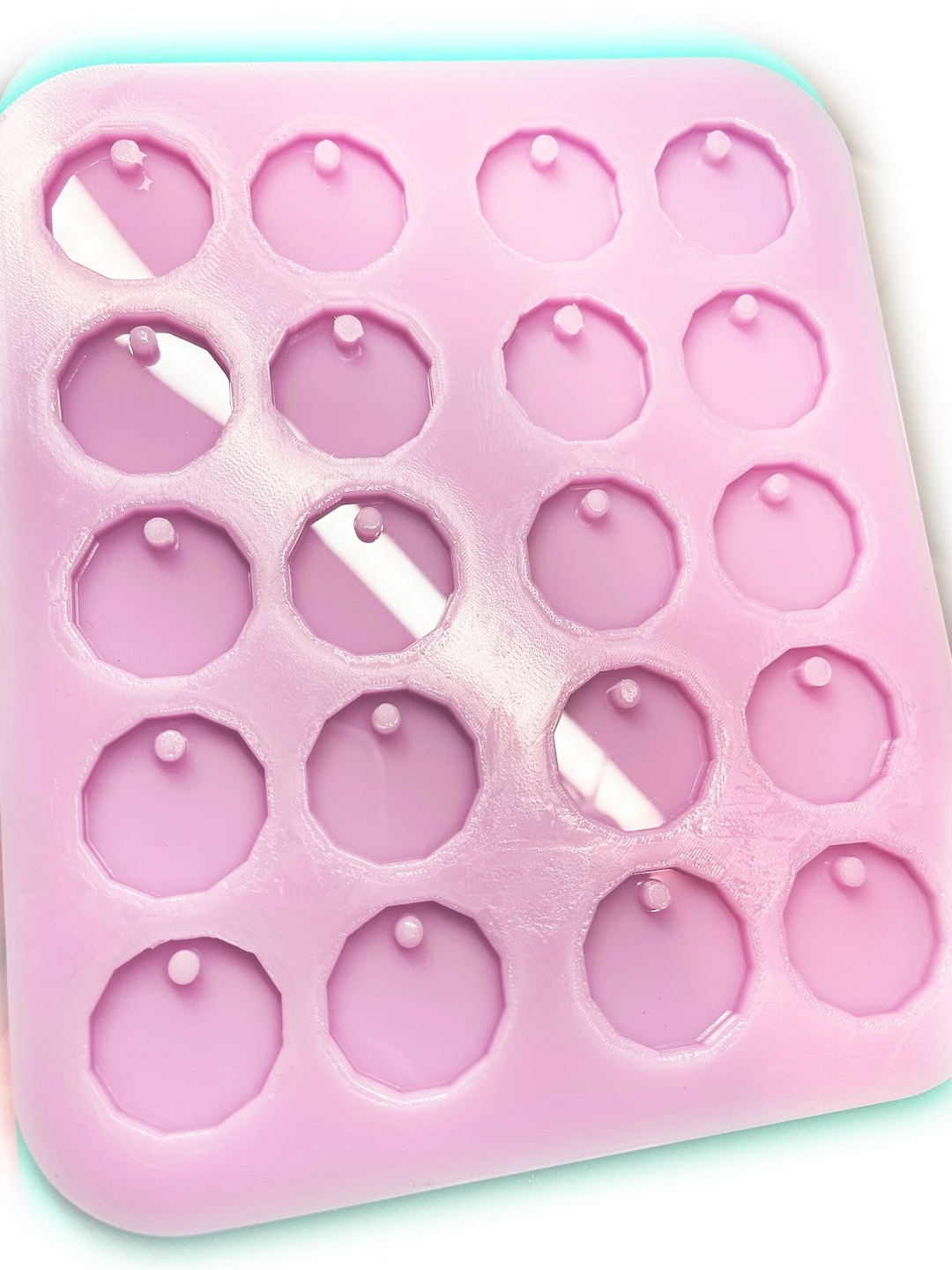 Trolley Token Mould Silicone Resin Blank Coin Keyring Mold X10 X24 ...