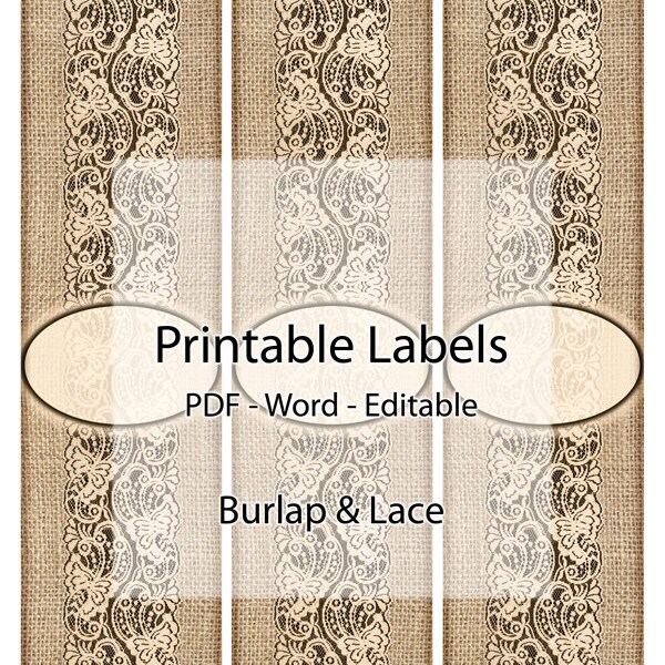 Hessian and Lace - Etsy