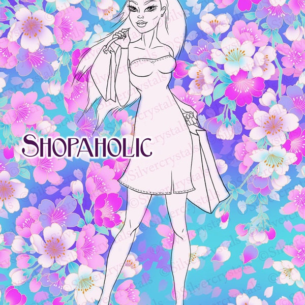 Shopaholic Birthday Card - Etsy