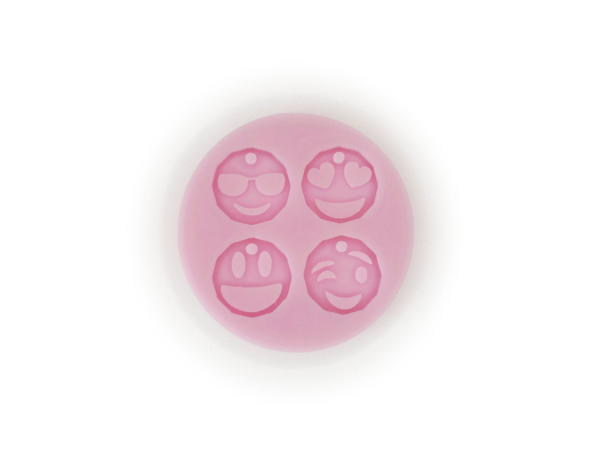 Trolley Token Coin Smiley Emoji Mould Silicone Resin Keyring - Etsy UK