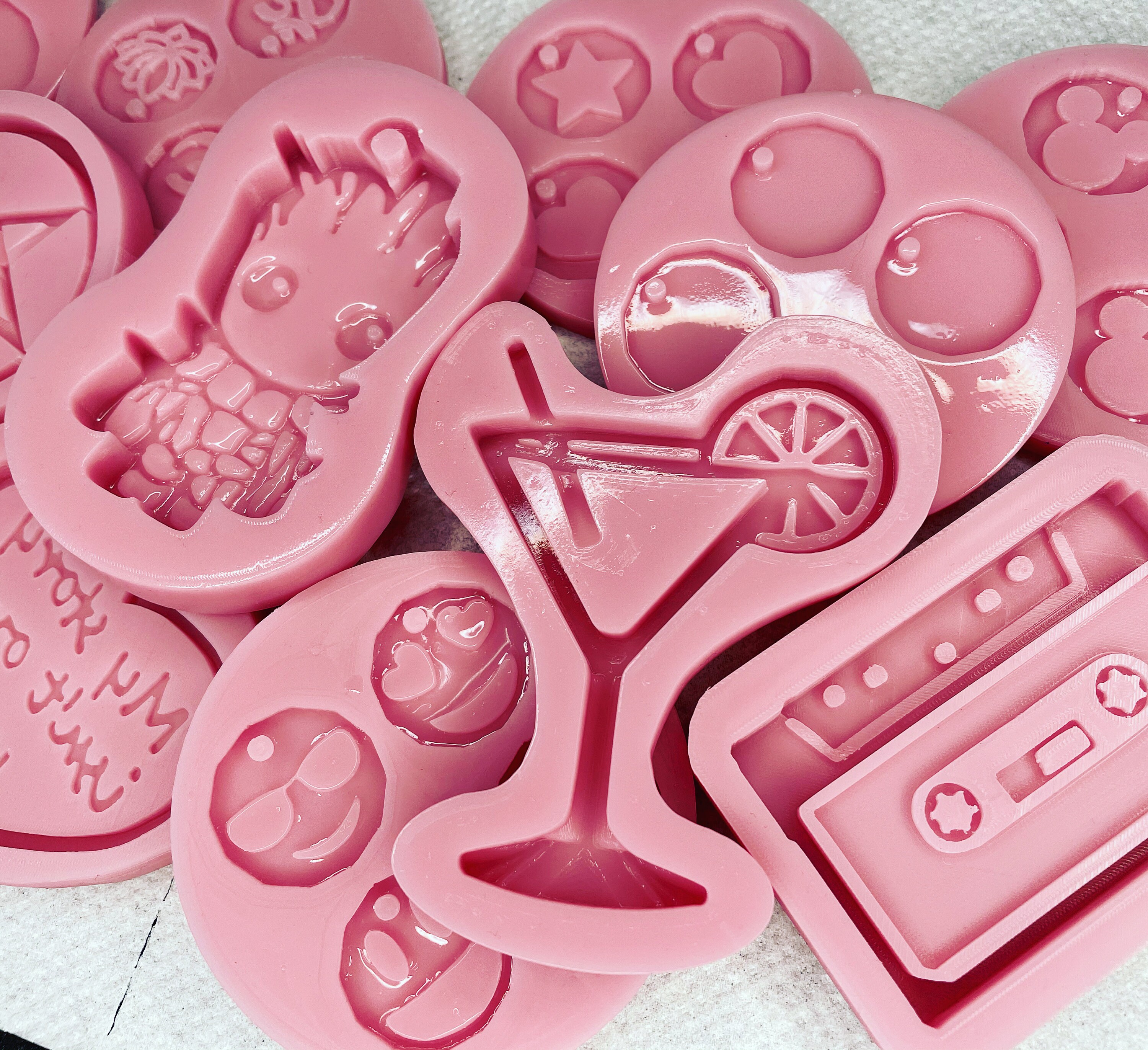 Trolley Token Mould Silicone Resin Blank Coin Keyring Mold - Etsy UK