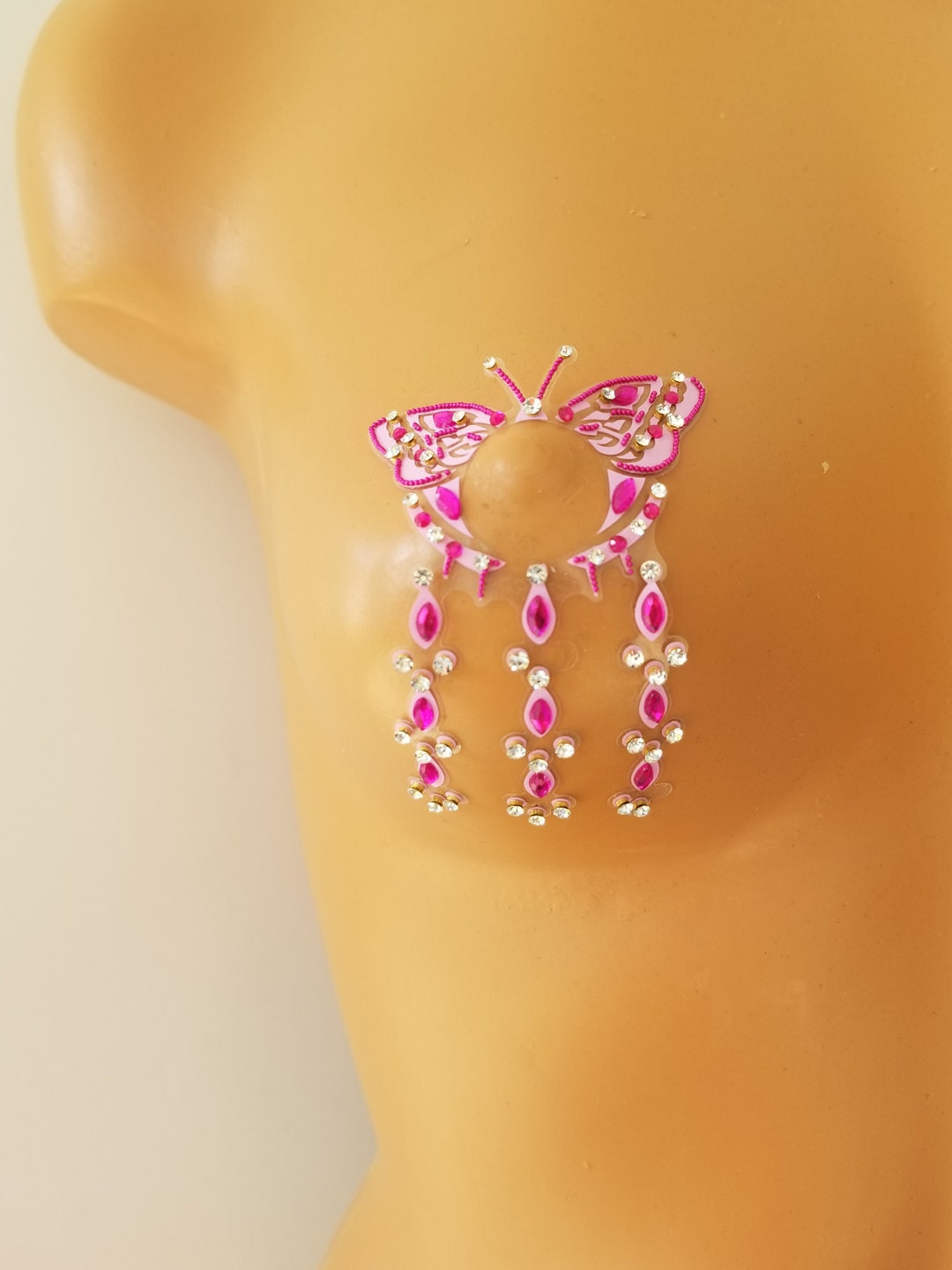 Plus Size Lingerie, Butterfly Jewlery, Nipple Tattoo, BDSM, Pasties ...