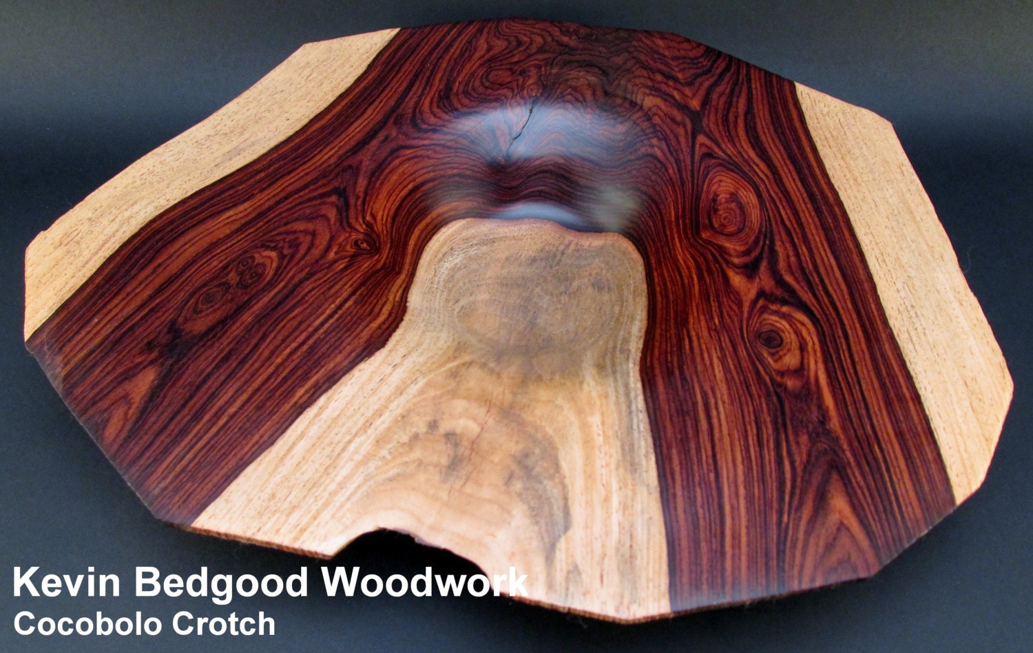 Bowl Turned Wood, Cocobolo Crotch, Rosewood - Etsy