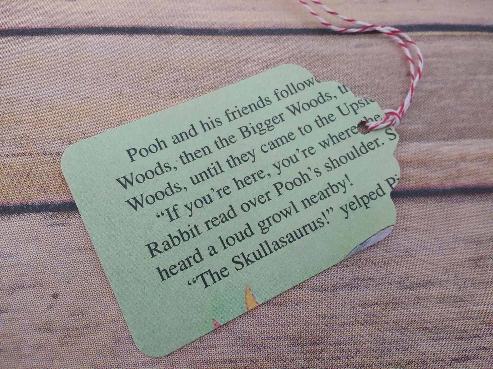 Children's Book Tags 30 Tags Book Page Gift Tags - Etsy