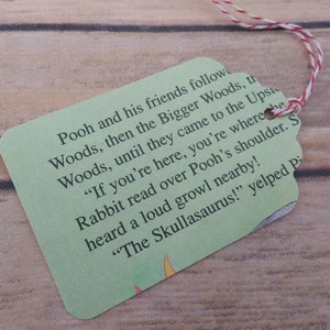Children's Book Tags 30 Tags Book Page Gift Tags - Etsy