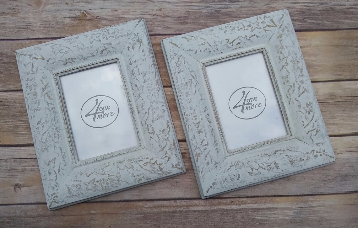 White Frame Set Matching Frames 2 Frames Farmhouse Frames | Etsy