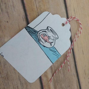 Children's Book Tags 30 Tags Book Page Gift Tags - Etsy