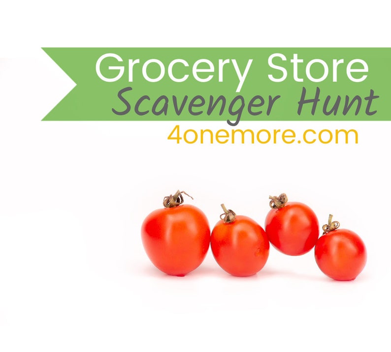 Grocery Store Scavenger Hunt Homeschool Printable Homeschool | Etsy