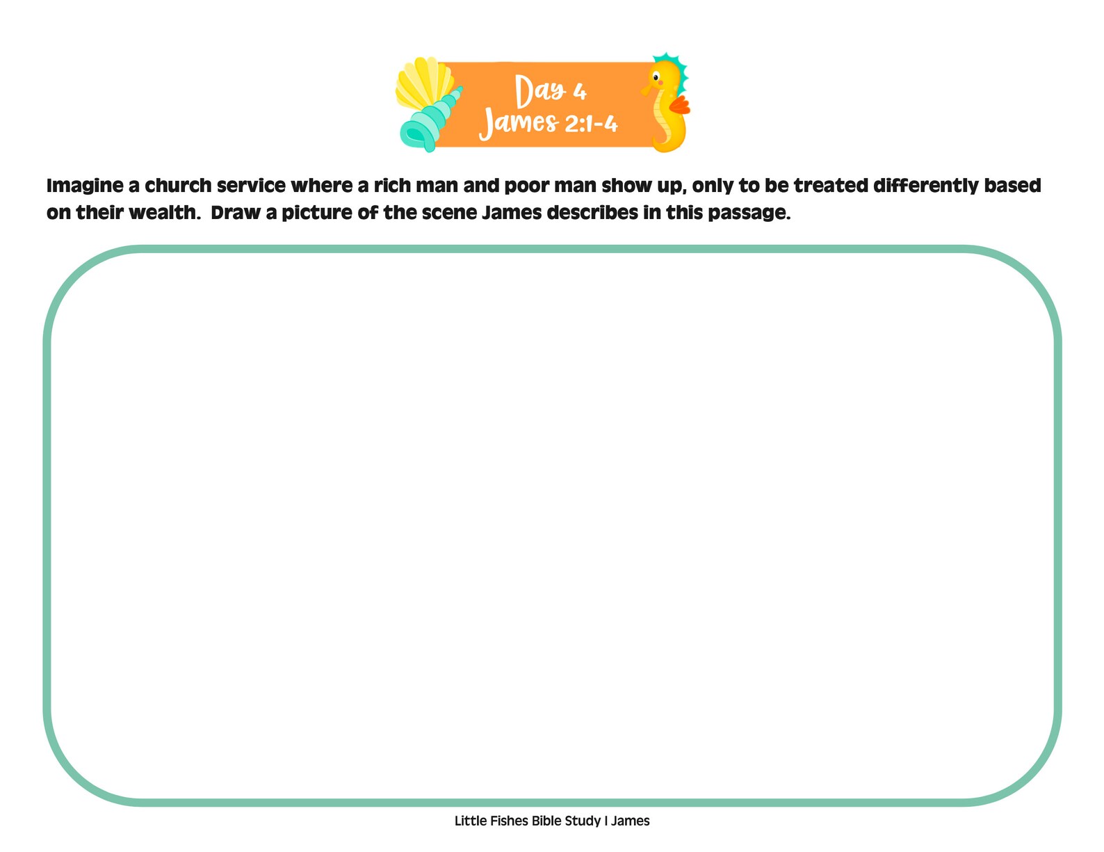 James Little Fishes Inductive Bible Study Bible Study for | Etsy