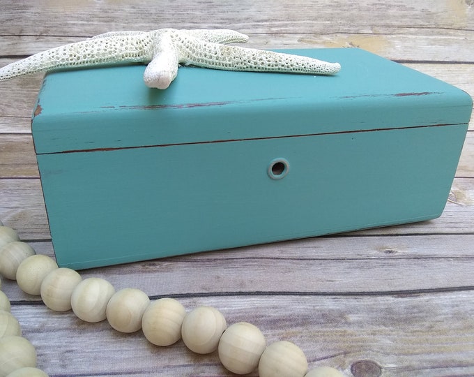 Painted Cedar Box Wood Box Hinged Wood Box Small Box - Etsy