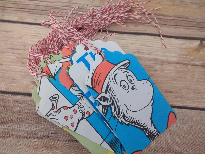 Children's Book Tags 30 Tags Book Page Gift Tags - Etsy