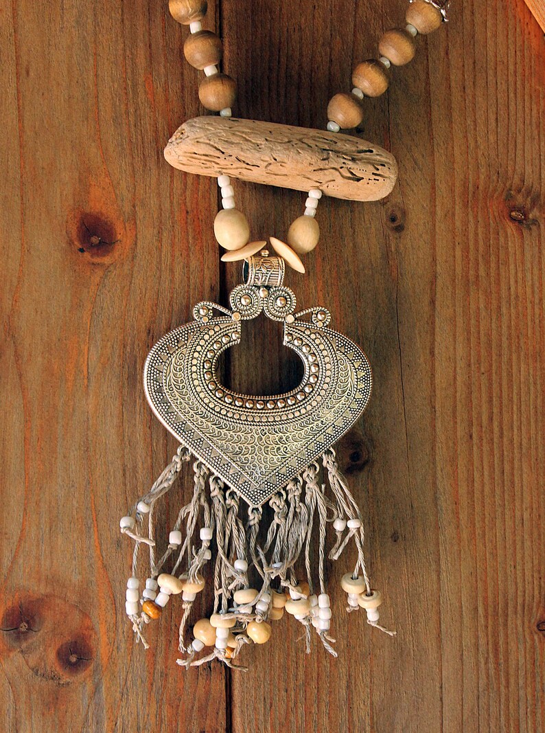 Amulet Talisman Kuchi Tribal Ethnic Pendant With Sea Wood - Etsy