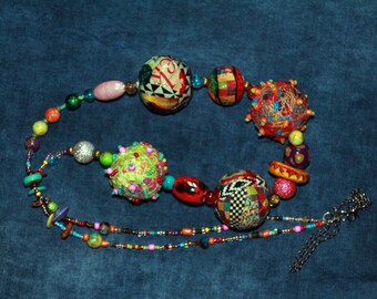 Paper Mache Beads | Etsy