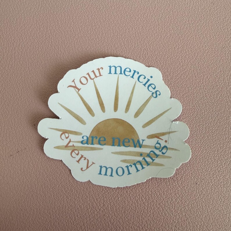 Spring Faith Stickers | Bible Verses, New Creation, Hope | Vinyl Decals ...