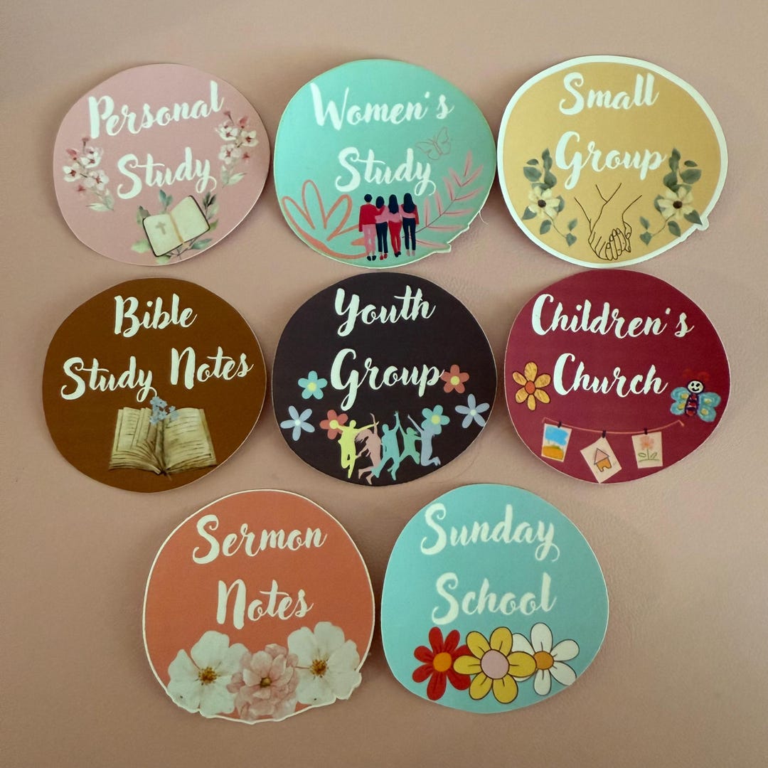 Bible Study Stickers | Decal | Bible| Waterproof | Stickers for Water ...