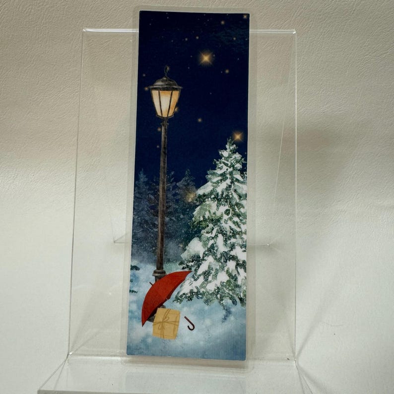 Narnia Lamp-post Night Lucy Tumnus Meet Laminated Bookmark - Etsy