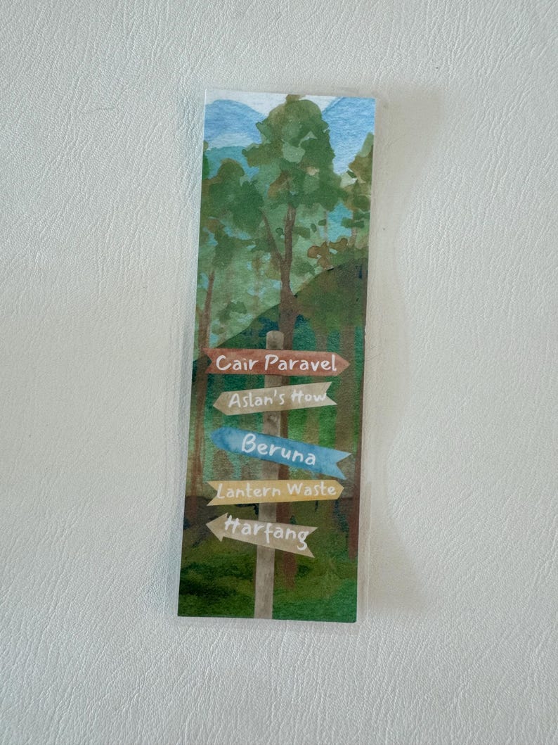 Chronicles of Narnia Bookmark Set | Laminated | Lucy | Aslan | Lion the ...