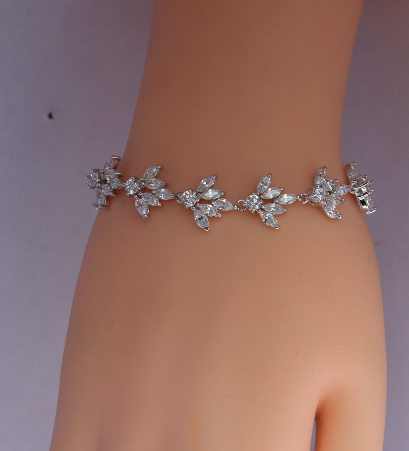 Crystal bridal bracelet wedding jewelry wedding bracelet | Etsy