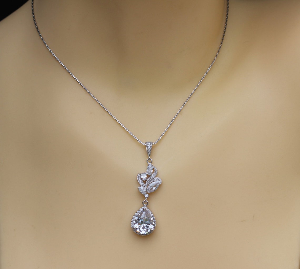 Silver Set Jewelry Set Bridal Jewelry Set Wedding Jewelry Set | Etsy