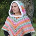 Crochet Shells Poncho Pattern: 4 Sizes + Tutorial (PDF ENGLISH Download ...