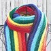 Easiest Crochet Ribbed Scarf Pattern: Worsted Weight, 3 Lengths ENGLISH ...