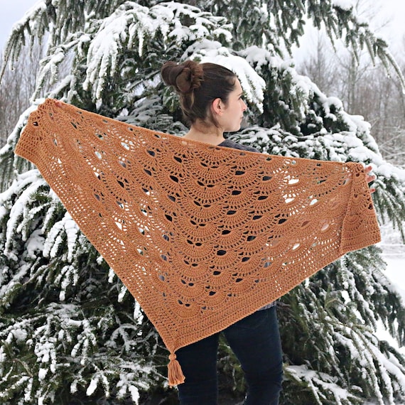German Shells/ Virus Shawl Pattern / PDF Instant Download / - Etsy